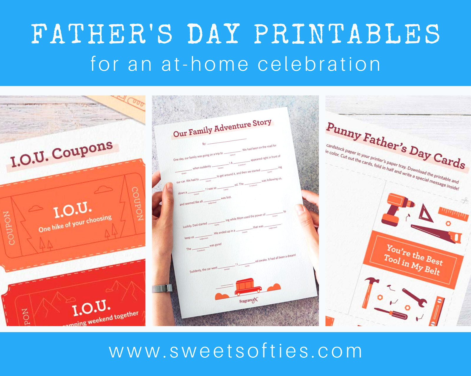 Father's Day Printables for an At-Home Celebration - Sweet Softies