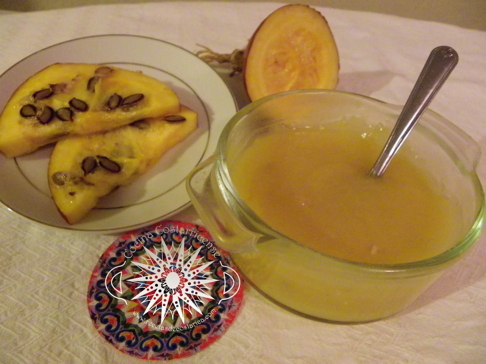 Cocina Costarricense: atol de cohombro