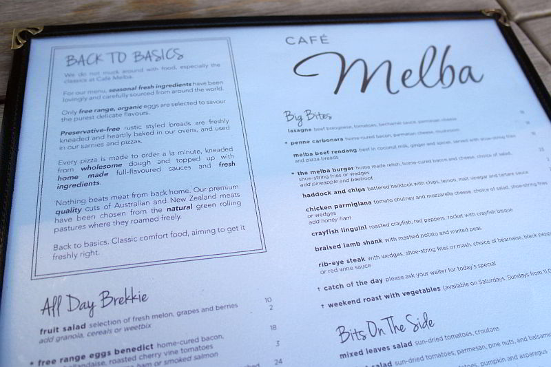 Purple Taste: Cafe Melba @ Goodman Arts Centre