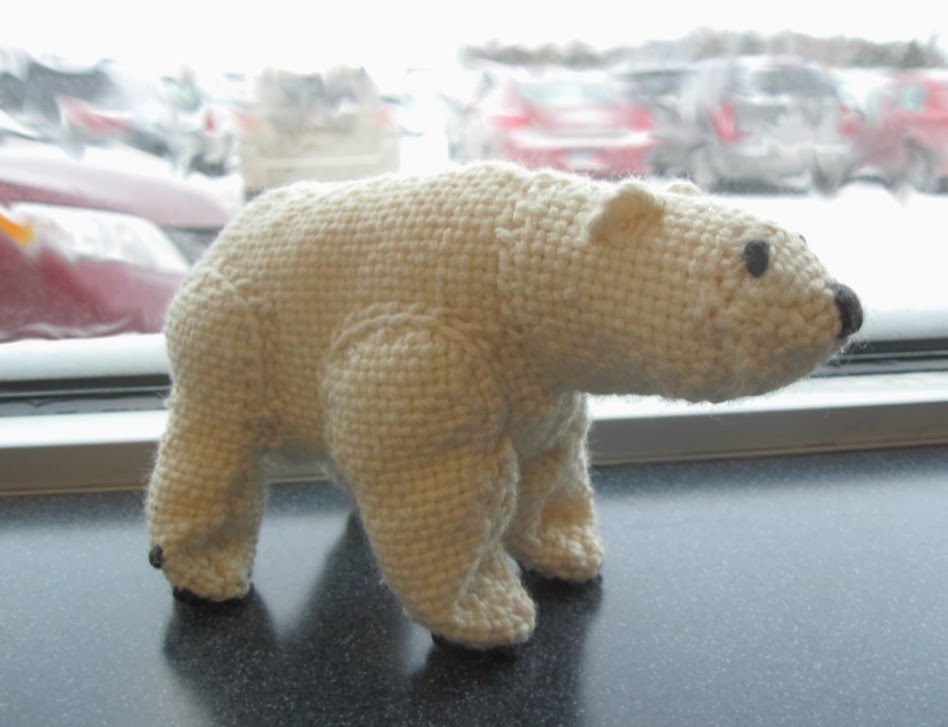 Pin Loom Weaving: Pin Loom Polar Bears