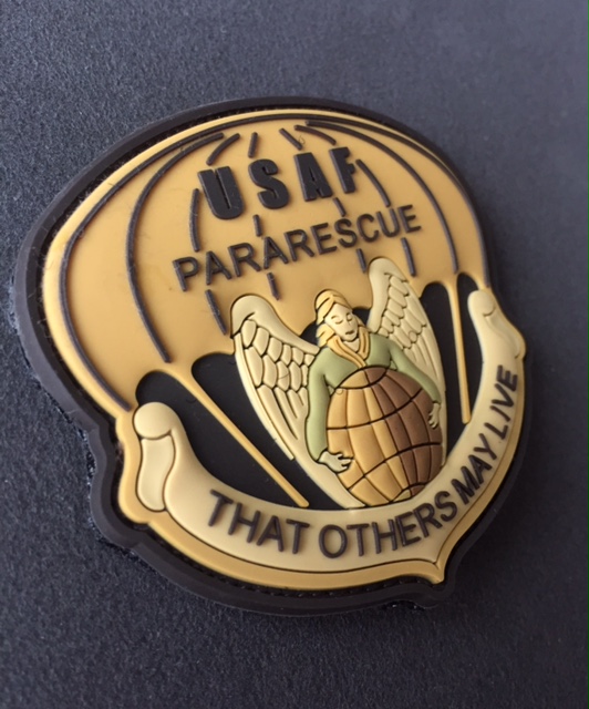 THE USAF RESCUE COLLECTION: USAF Pararescue PVC Patch / Subdued