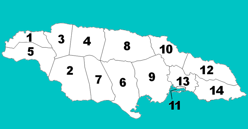 Blog de Geografía del profesor Juan Martín Martín: Cartografía de Jamaica