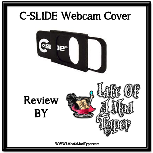 Life of a mad typer: C-SLIDE Webcam Cover review
