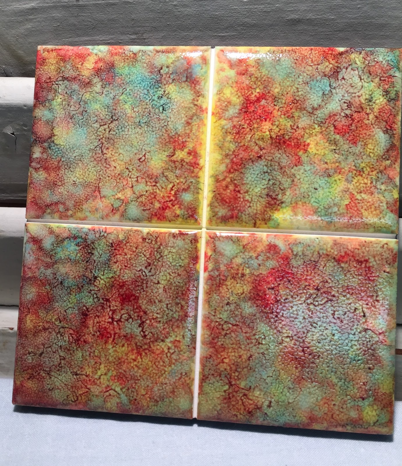 Fiber Bubble: Tiled Cards