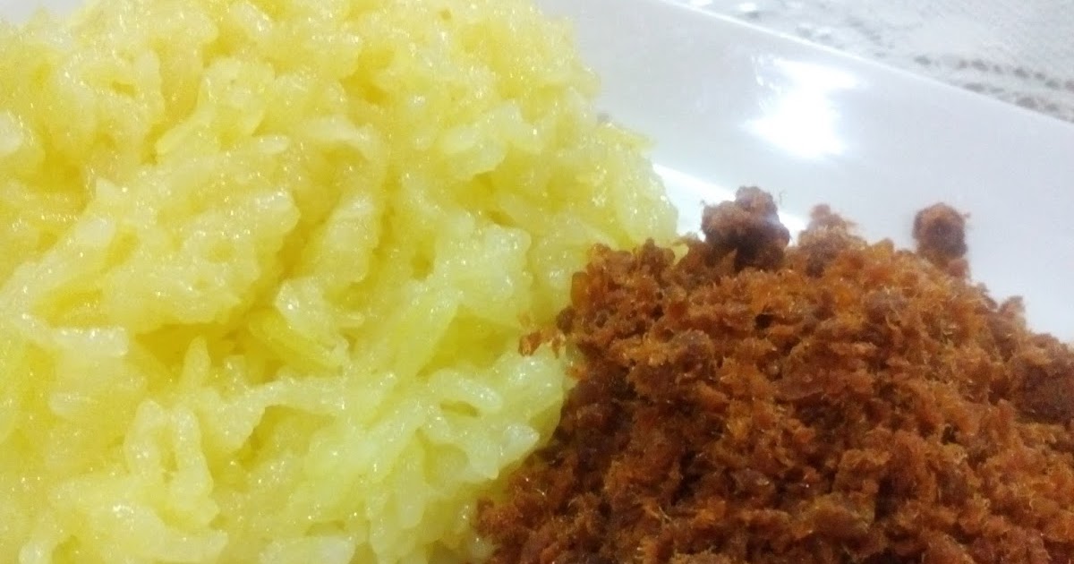 Permata: Pulut kuning kukus.