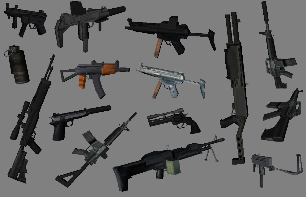 GTA Mods By MiGu3: Edited VC Weapons: ALL IN ONE