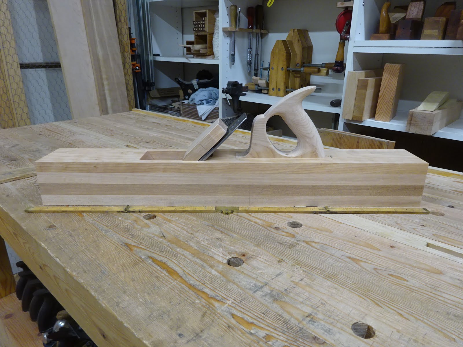 Woodworking in a Tiny Shop: Wooden Try Plane Build