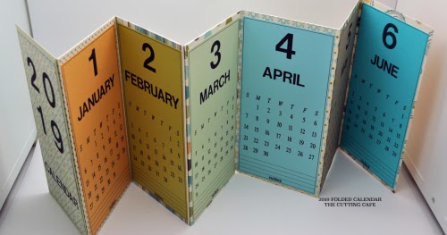 Hand to Paper: 2019 FOLDED CALENDAR