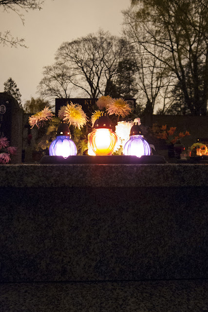 Graveyard after hours.