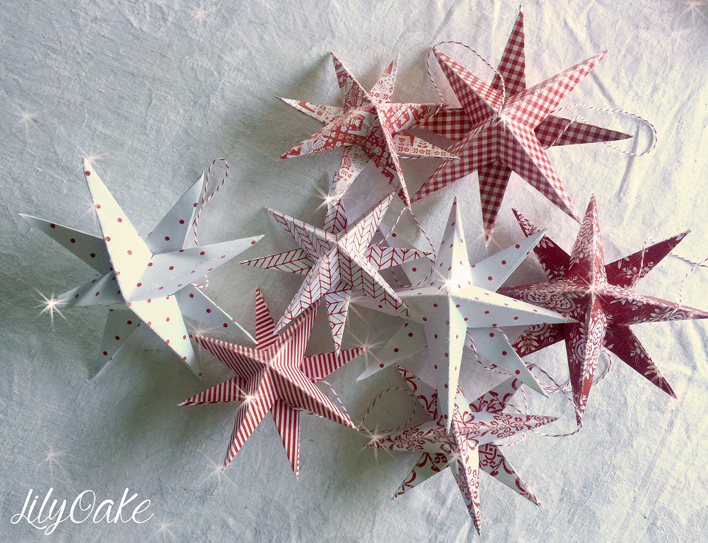LilyOake: A Star, A Star - Danish Paper Stars