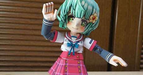 Puella Magi Madoka Magica: Kako Natsume Paper Model (Poseable ...