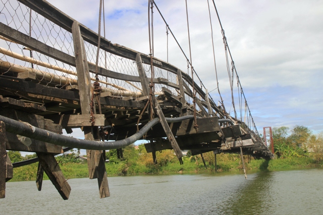 Mabuhay Online: HANGING BRIDGE: Muling nasira, malawakang pagkukumpuni ...