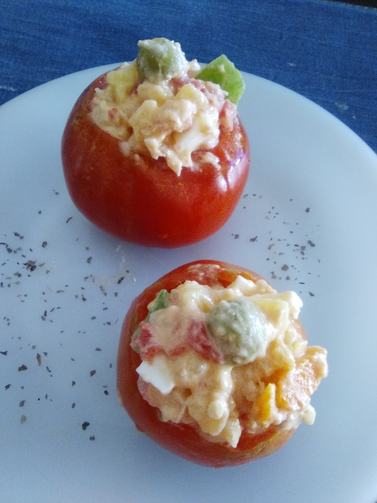 COSASMONAS: RECETA: TOMATES RELLENOS