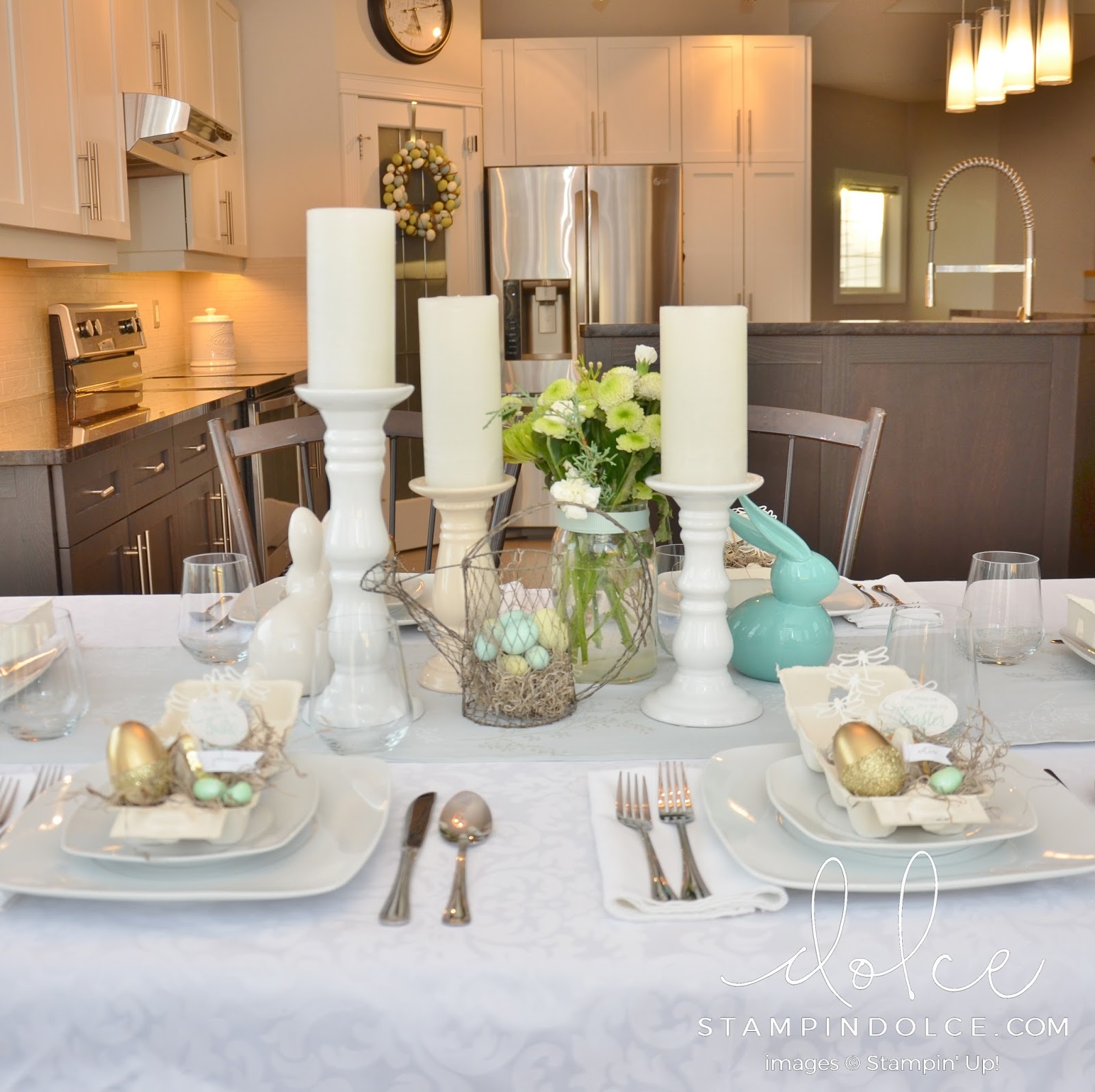 Stampin' Dolce: Egg-cellent Easter Table Decor