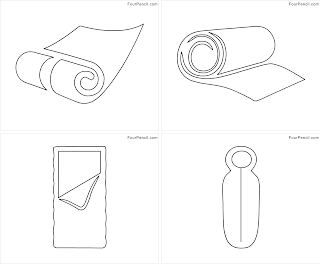 Four Coloring: Free printable Sleeping Bag coloring pages for kids