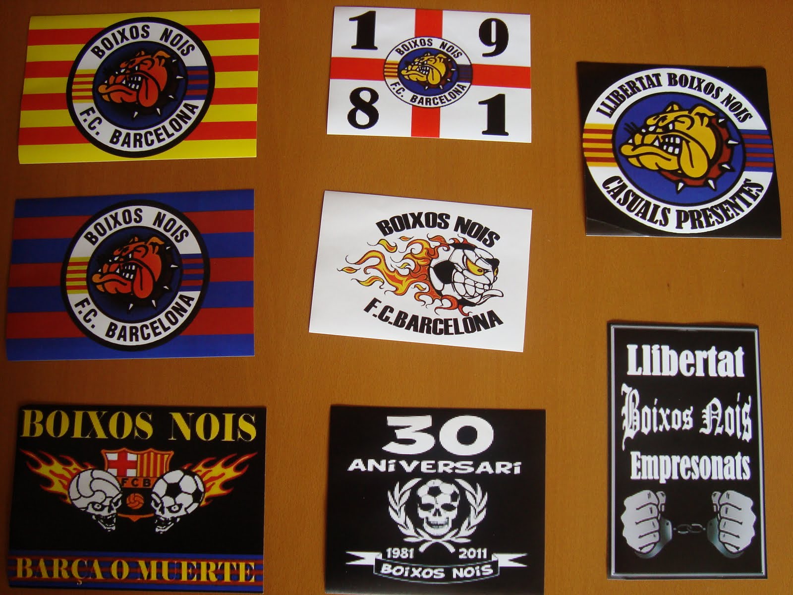 FERROLINOMANO: Pegatinas de Boixos Nois