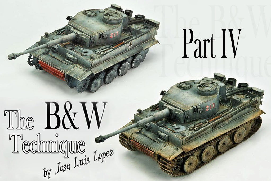 Diego Quijano Scaleworks: The Black&White Technique. Tiger I 1/48 by ...