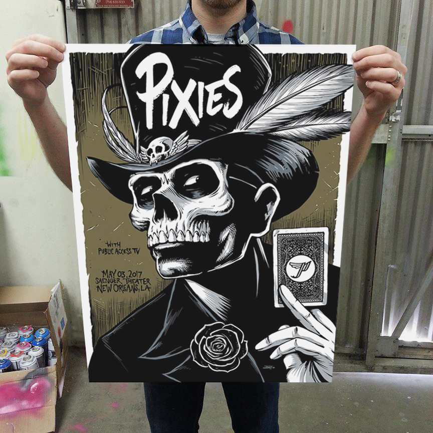 INSIDE THE ROCK POSTER FRAME BLOG: Brandon Heart Pixies New Orleans ...