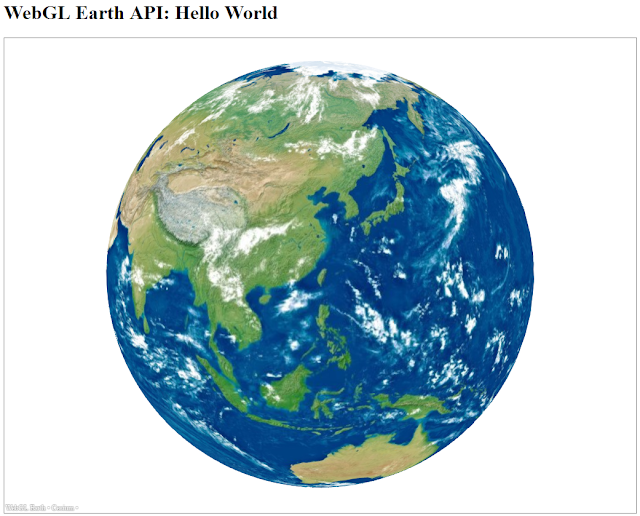 Will: WebGL Earth 初體驗