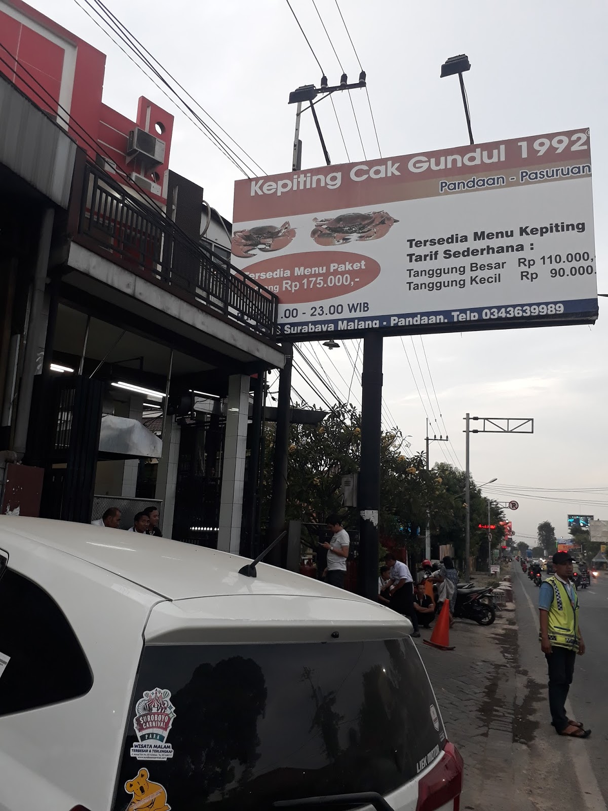 Kuliner Pandaan-Pasuruan Kepiting Cak Gundul 1992