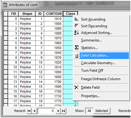 Creating Contour Maps in ArcGIS and Conversion to AutoCAD drawing