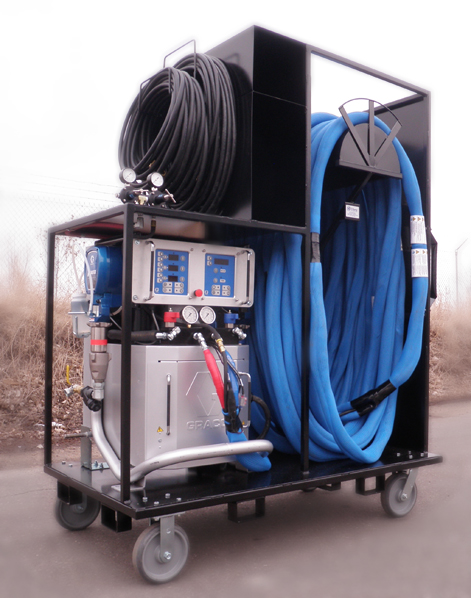Spray Foam Equipment and Spray Foam Rigs: Portable Cart Mounted Reactor