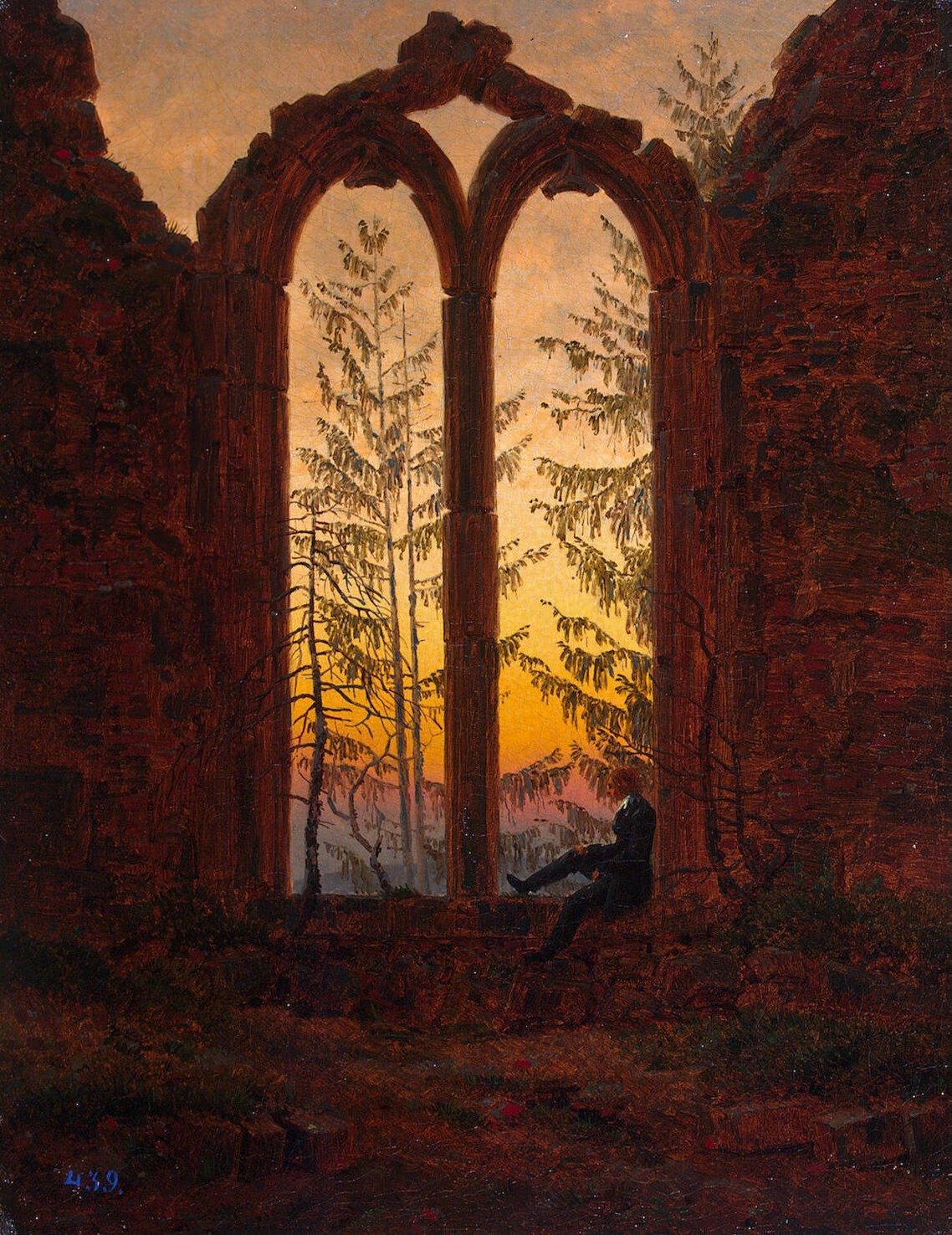 Sous un ciel brouillé: Caspar David Friedrich