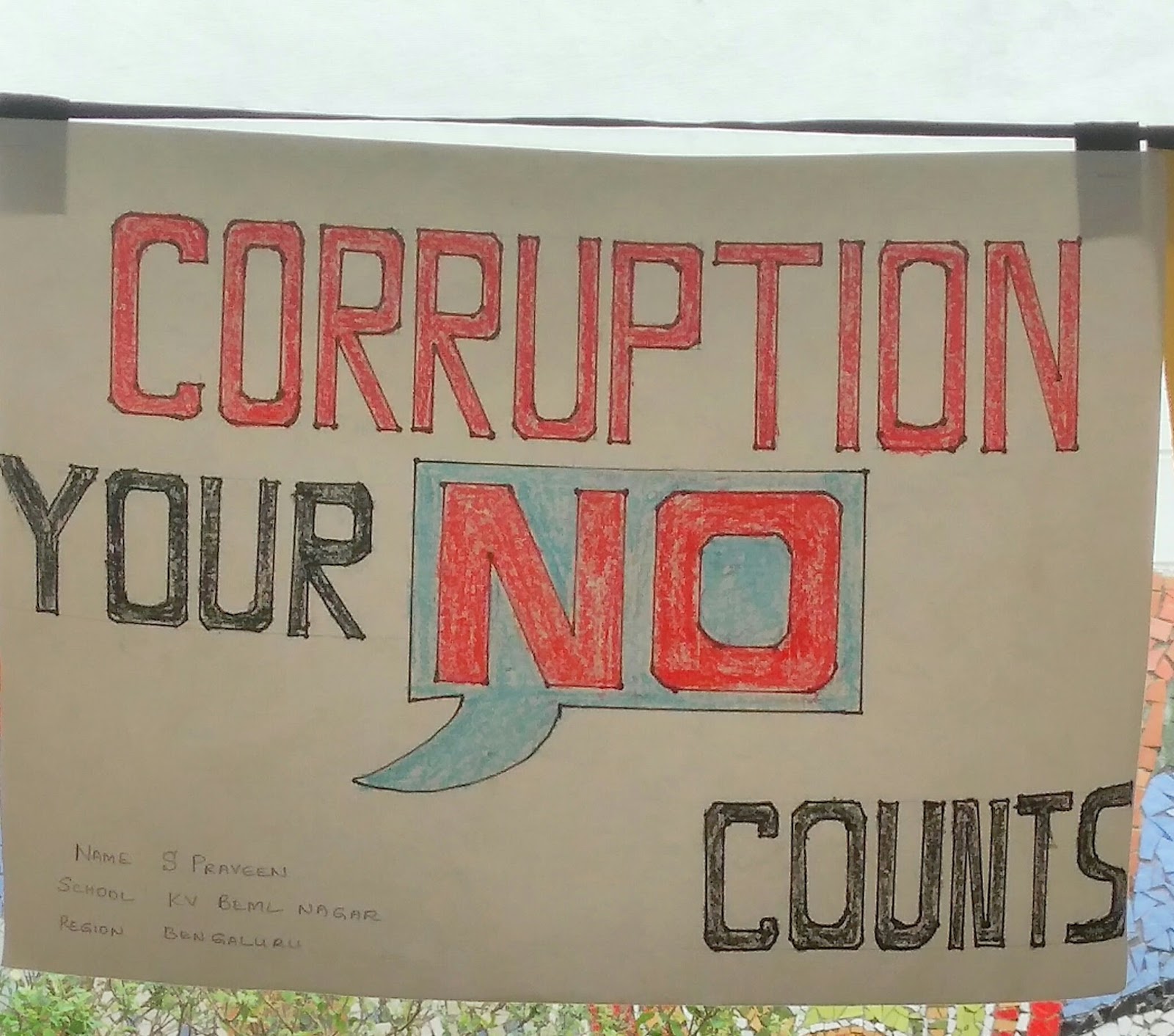 KENDRIYA VIDYALAYA BEML NAGAR LIBRARY: SLOGAN WRITING VIGILANCE ...