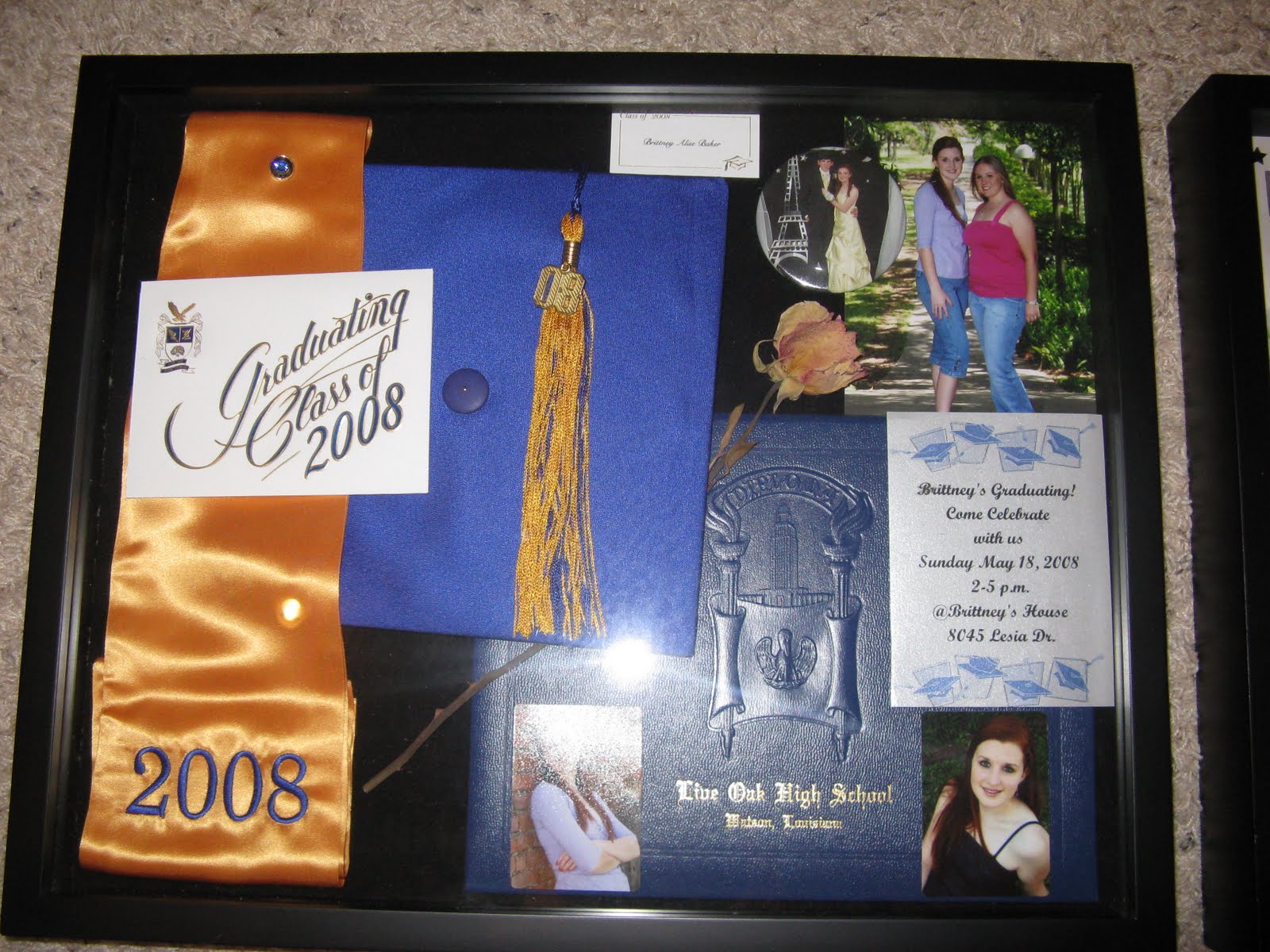 Shadow Box | Shadow box graduation, Shadow box, Graduation display