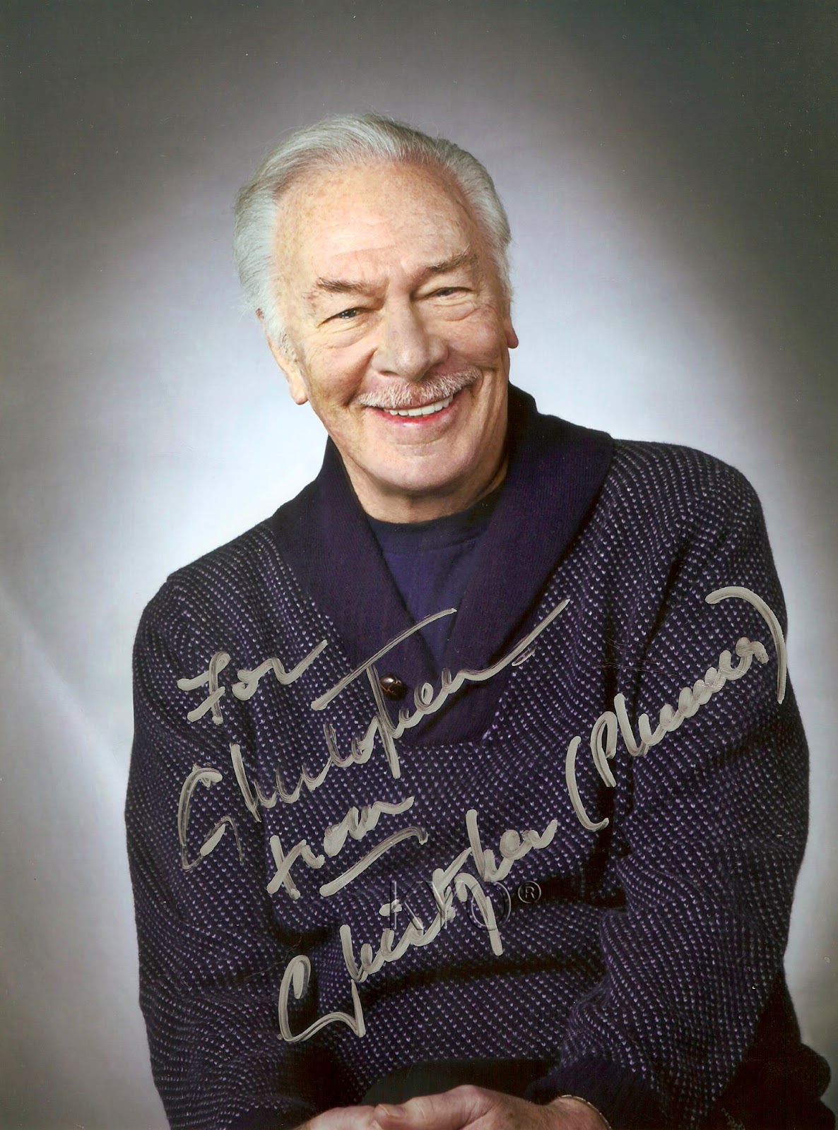 Chris Autographs: Christopher Plummer
