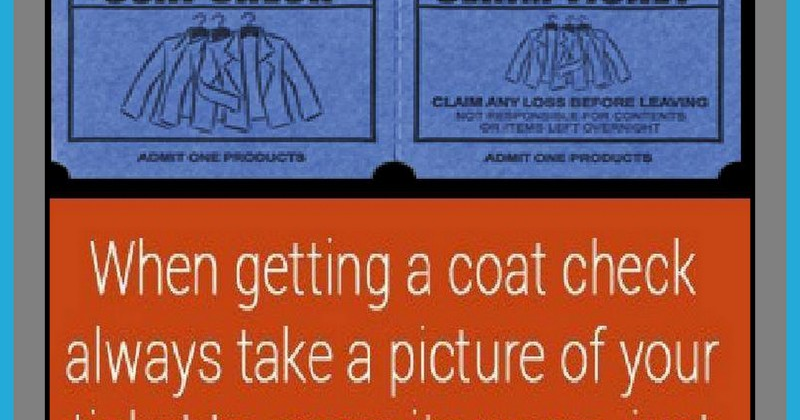 DIY And Household Tips: Coat Check Hack