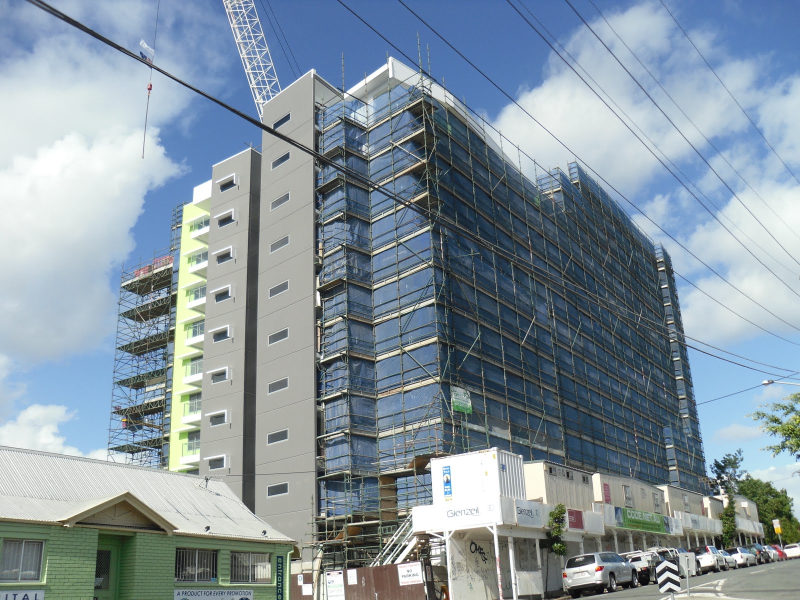 Glenzeil Blog: Code Apartments, Bowen Hills - On Site Progress