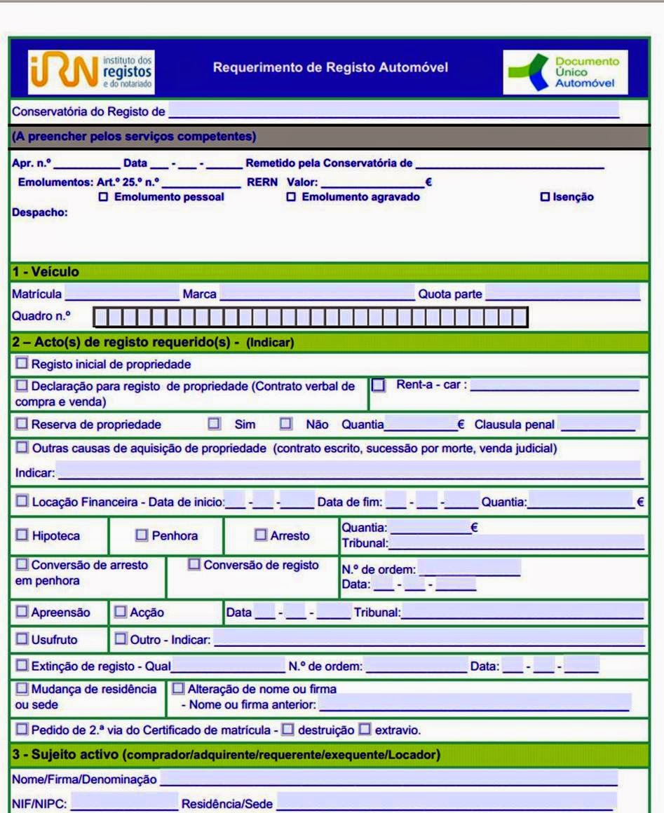 estado de Barrancos: Registar propriedade de veículos - agora também ...