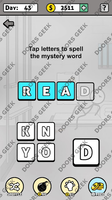 Words Story Day 43 Answer ~ Doors Geek