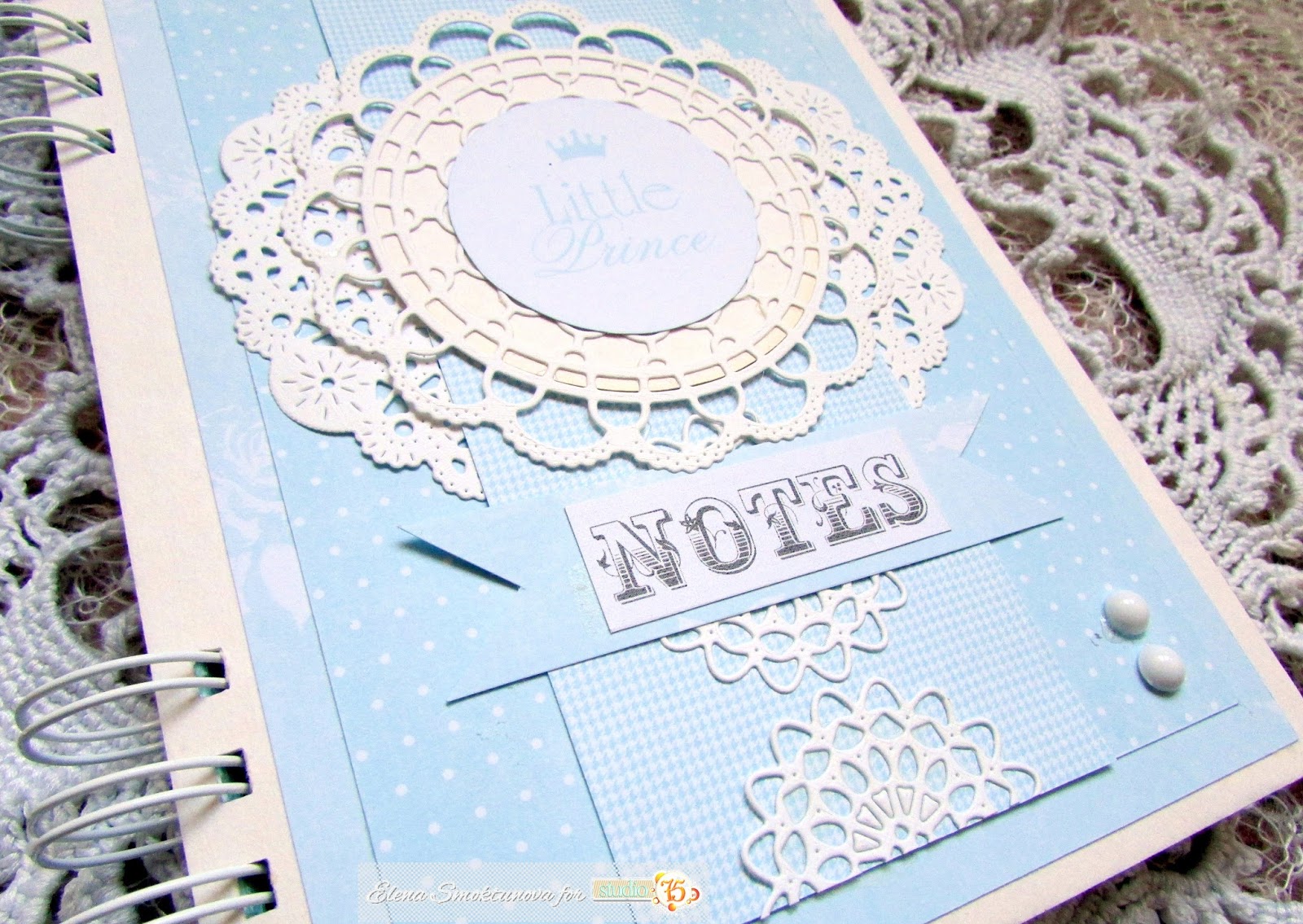 Blog studio75.pl: Notebook for the newborn baby