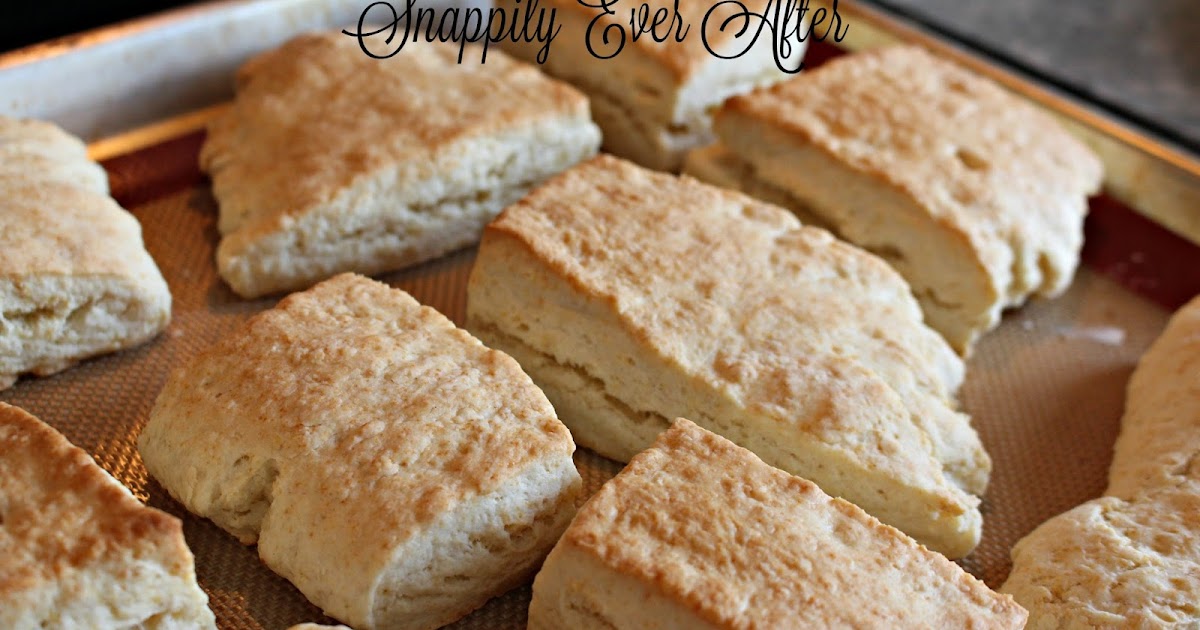 Snappily Ever After: Easiest Freezer Biscuits
