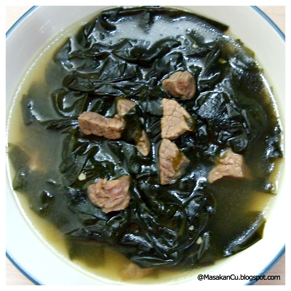 Sup Rumput Laut ~ Masakan Cu