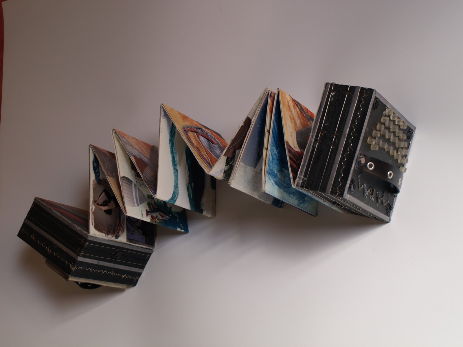 libro objeto -libro de artista "historia de un amor innamorado"