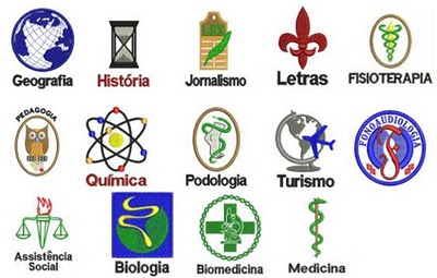 SÍMBOLOS DE PROFISSÕES ~ Descobrindo a Carreira