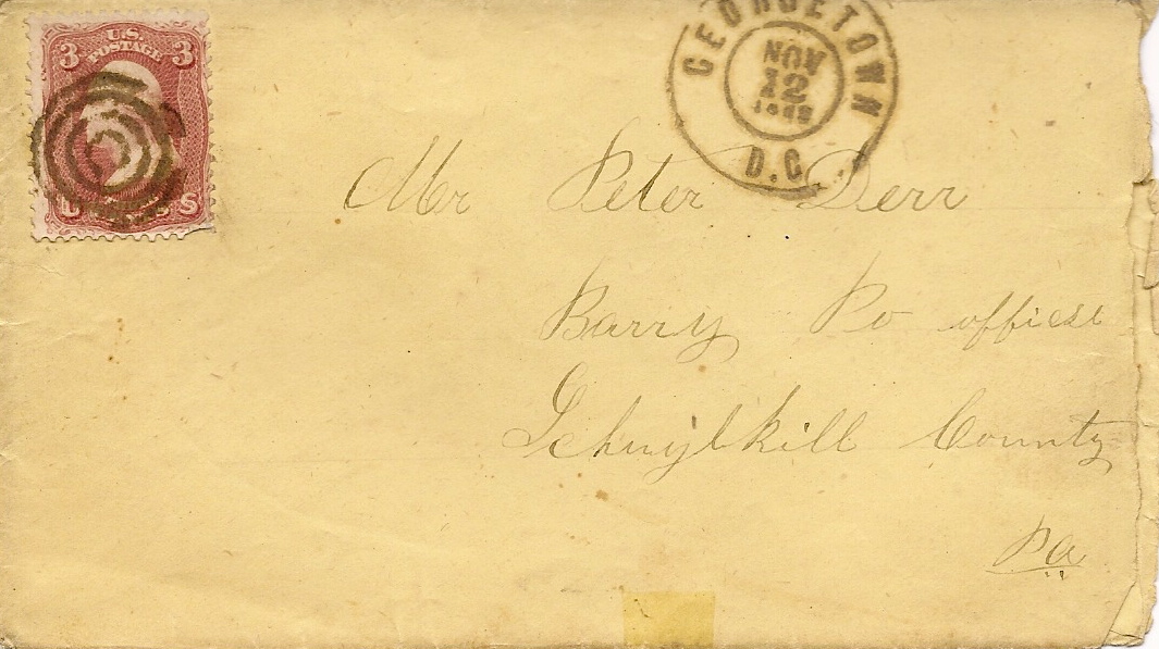 Civil War Letters of John W. Derr: Letter #27 -- Georgetown College ...