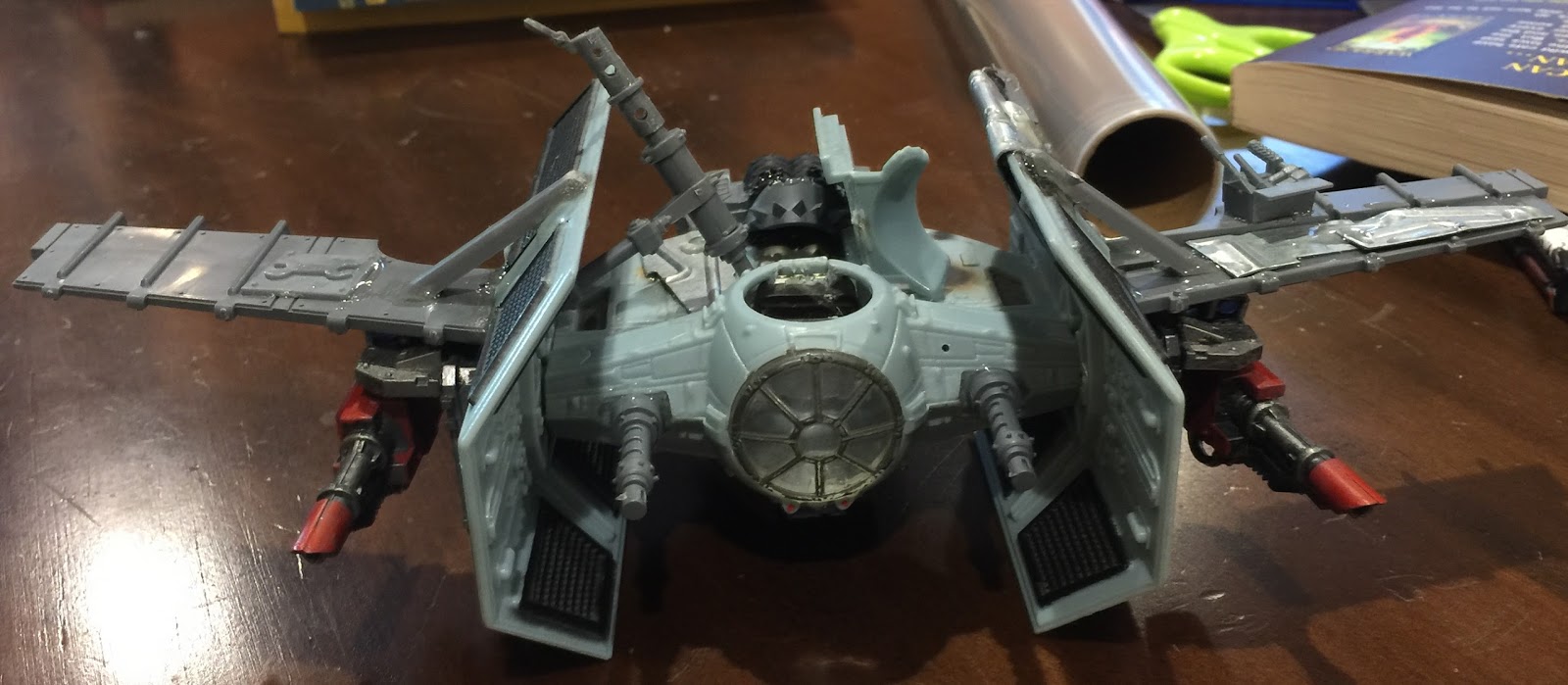 Battle Gaming One: Spork and Fork's 40K Ork Tie Fighter - Progress Report