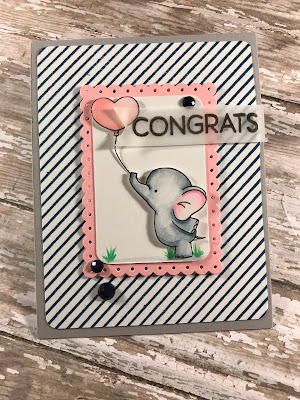 Techniques by Trish: My Favorite Things - Elephant Congrats