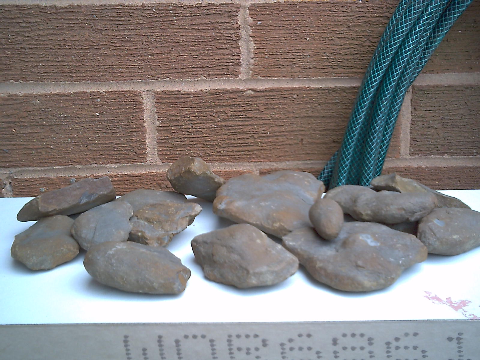HISTORY OF A BECK: Calcareous nodules found in isolated blue clay deposit
