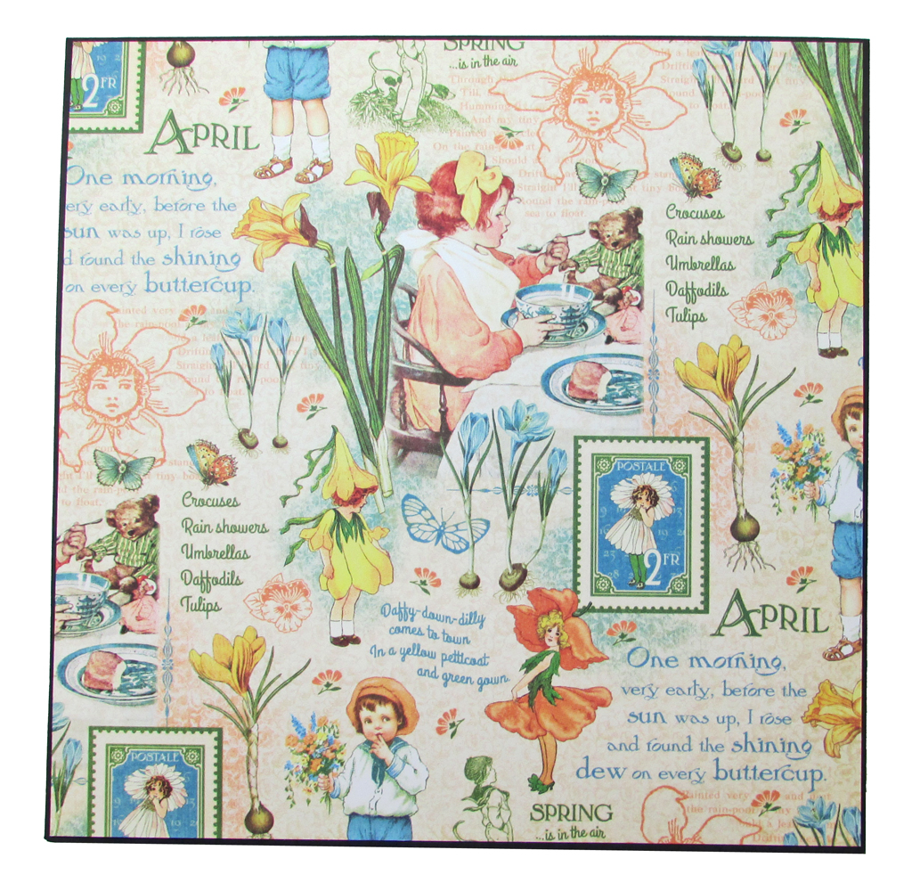 Scraps of Life: 2017 Calendar Folio Series - April