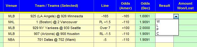 Bet Grading | SportsBet Tracker