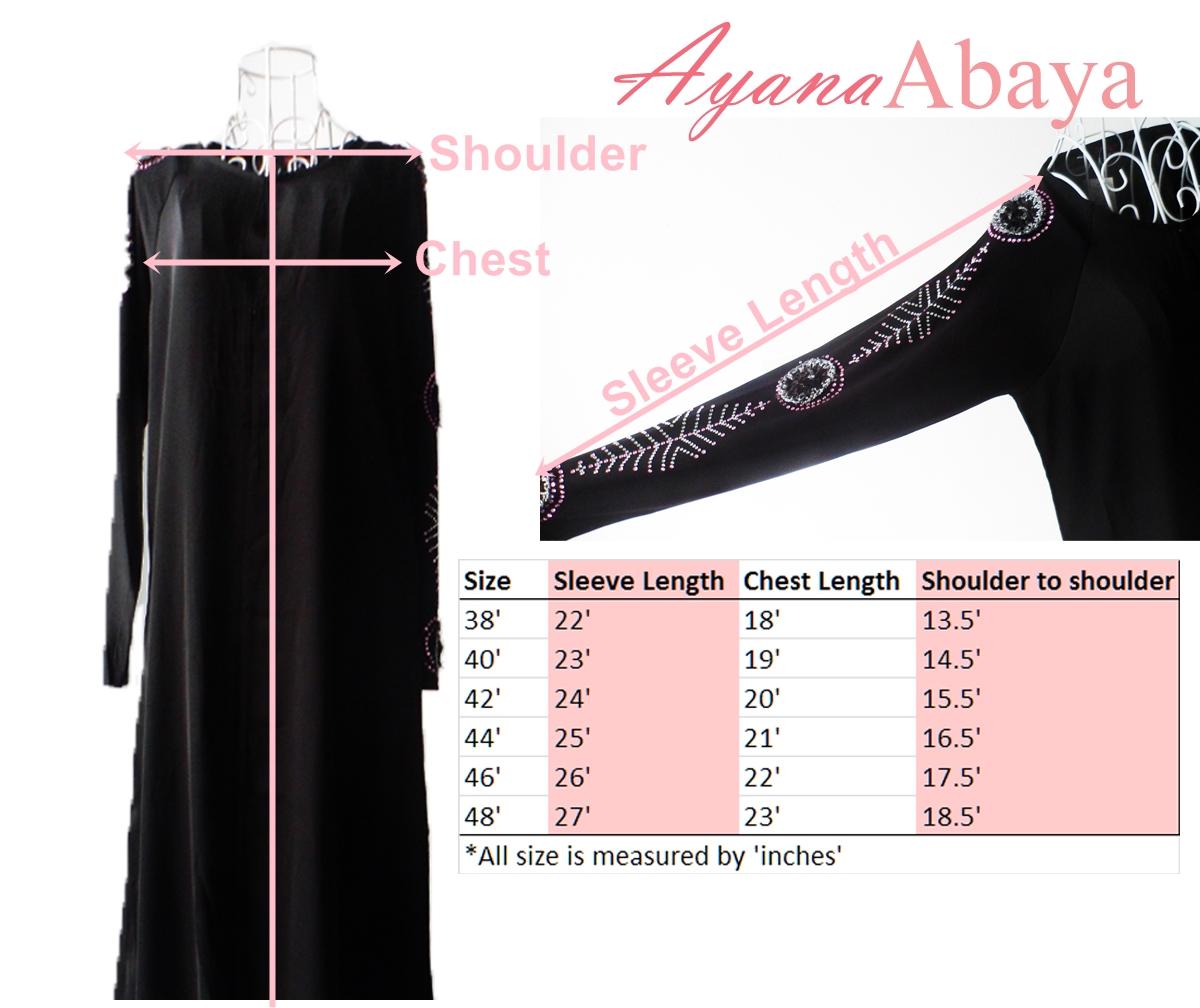 This stylish islamic Ayana Abaya is up for sale!! | Kedai Kiz