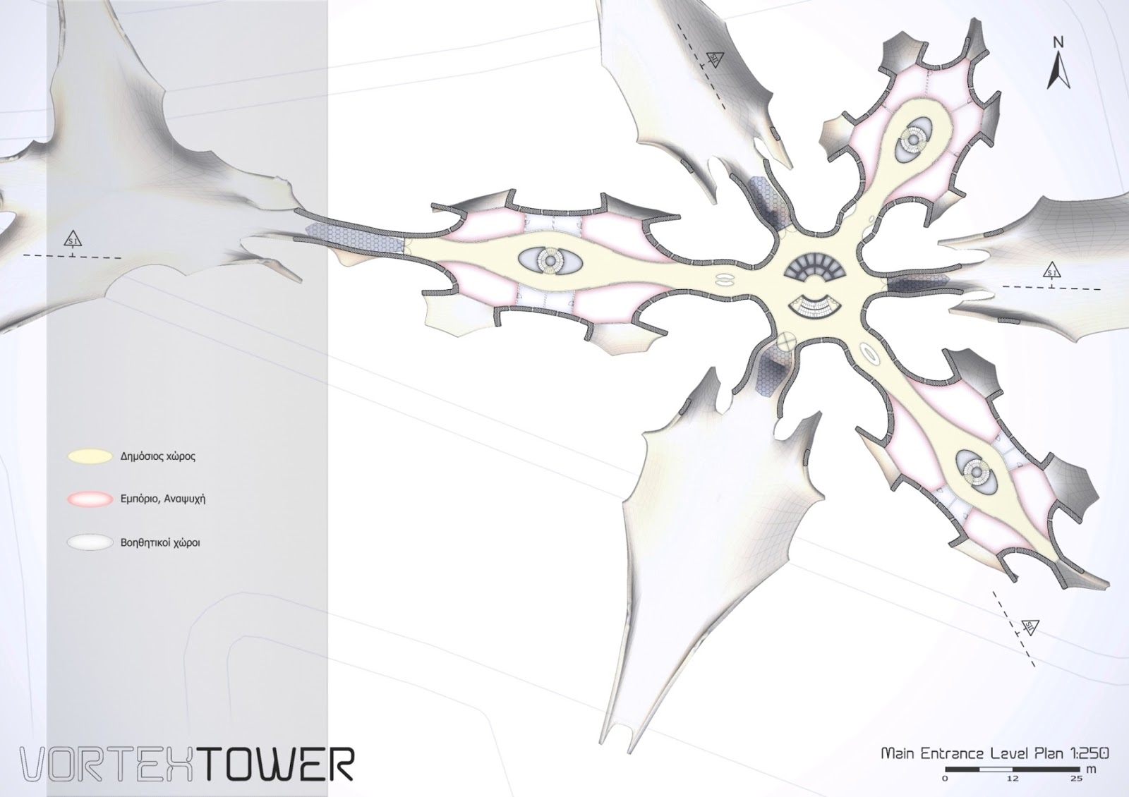 archstudies.gr: VORTEX TOWER. The Urban Hub.