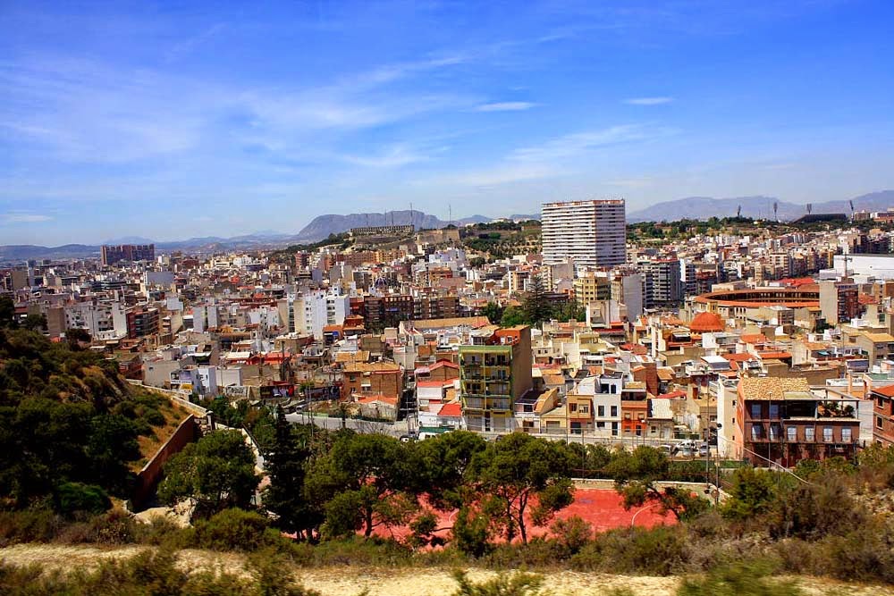ALICANTE OR ALACANT, CITY AND PORT IN SPAIN