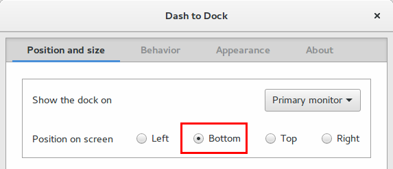 Dash To Dock: GNOME Shell Extension