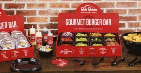 Red Robin Launches New "Gourmet Burger Bar" Catering Option